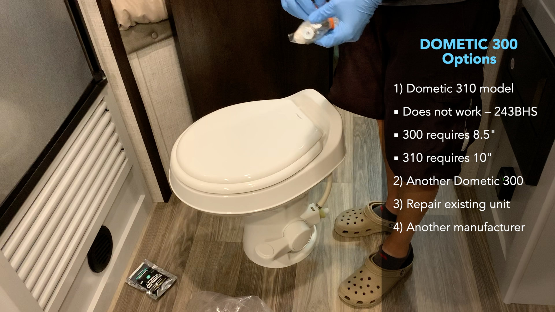 Dometic 300 RV Toilet Repair – John Marucci – On The Road